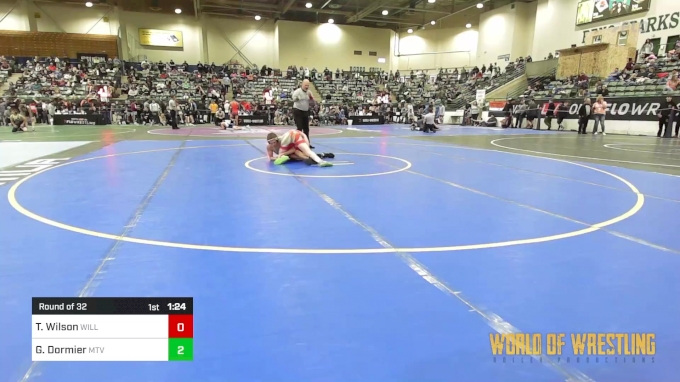 160 lbs Round Of 32 - Trevor Wilson, Willits Grappling Pack vs Greysen ...