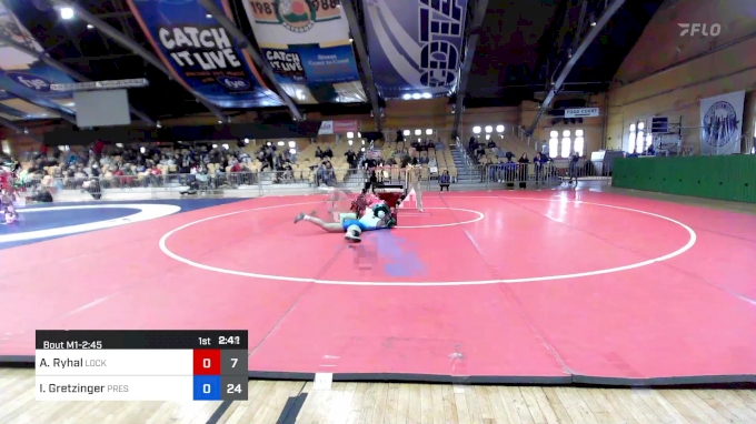 180 kg Rr Rnd 4 - Avry Ryhal, Lock Haven vs Isabella Gretzinger ...