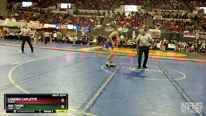 A - 170 lbs Champ. Round 1 - Ian Thom, Libby / Troy vs Landen Caplette ...
