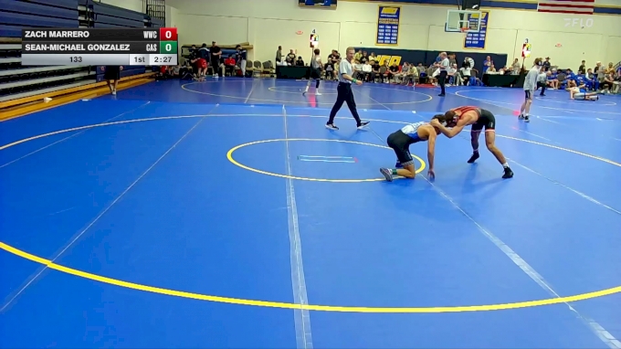 133 lbs Round 5 (6 Team) - Sean-Michael Gonzalez, Carl Albert State vs ...