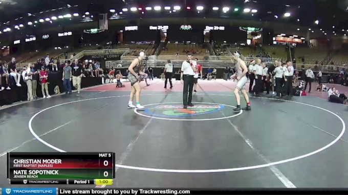 195 lbs Cons. Semi - Nate Sopotnick, Jensen Beach vs Christian Moder ...