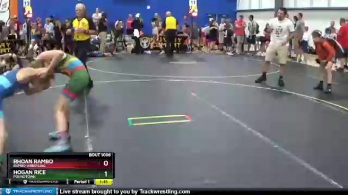 72 lbs Round 1 - Rhoan Rambo, Rambo Wrestling vs Hogan Rice, POUNDTOWN