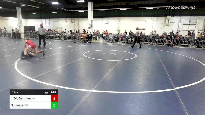 85 lbs Round Of 32 - Liam McGettigan, MD vs Noah Fenner, PA