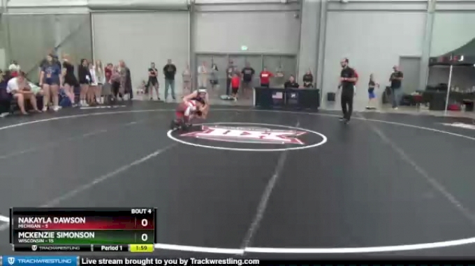 101 lbs Placement (4 Team) - Nakayla Dawson, Michigan vs McKenzie ...
