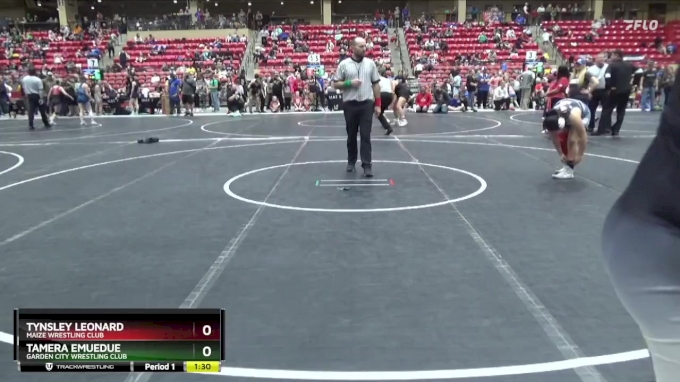 160 lbs Round 2 - Tynsley Leonard, Maize Wrestling Club vs Tamera ...