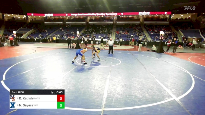 126 lbs Round Of 16 - Dylan Kadish, Newton South vs Nathan Sayers, Xaverian