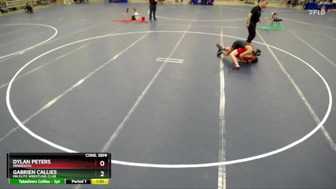 150 lbs Cons. Semi - Dylan Peters, Minnesota vs Gabrien Callies, MN ...