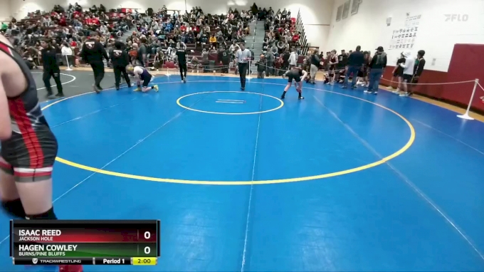 126 lbs Champ. Round 2 - Isaac Reed, Jackson Hole vs Hagen Cowley ...