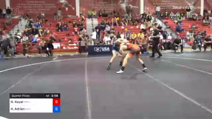 57 kg Quarterfinal - Nick Kayal, Princeton Wrestling Club vs Hunter ...