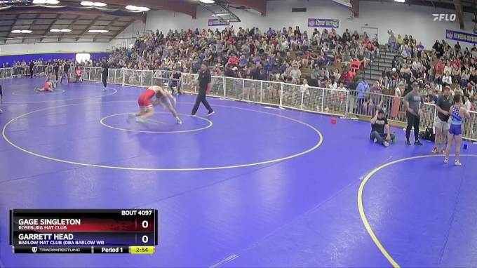 120 lbs Semifinal - Gage Singleton, Roseburg Mat Club vs Garrett Head ...