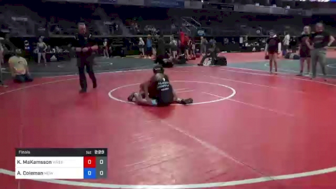 100 kg Final - Kayden MaKamsson, Wrestle Like A Girl vs Aniya Coleman ...