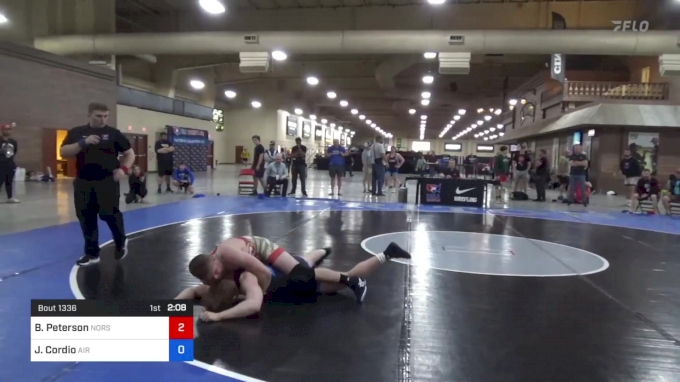 87 kg Cons 16 #2 - Ben Peterson, Norse RTC vs Joshua Cordio, Air Force ...