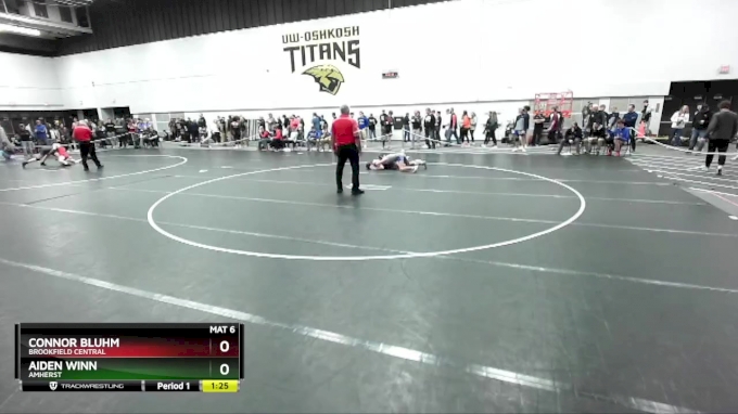 144 lbs Champ. Round 1 - Connor Bluhm, Brookfield Central vs Aiden Winn ...
