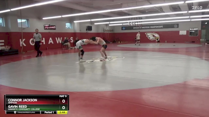 149 lbs Champ. Round 1 - Connor Jackson, Simpson vs Gavin Reed, Hawkeye ...