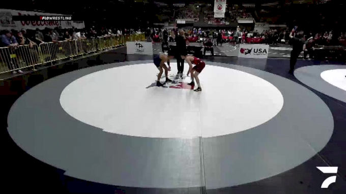 Champ. Round 1 - Nathan Dorman, Newport Harbor High School Wrestling vs ...