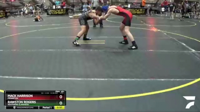 112 lbs Round 2 - Mack Harrison, Frankton vs Rawston Rogers, Southern ...