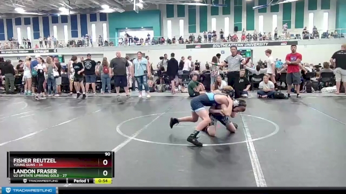 90 lbs Round 5 (8 Team) - Landon Fraser, U2 Upstate Uprising Gold vs ...