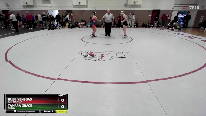 135 lbs Champ. Round 2 - Tamara Grace, Gilroy vs Ruby Venegas, Justin Garza