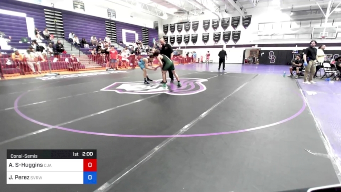 132 lbs Consolation - Aedan Samson-Huggins, CJA vs Jaden Perez, Steel ...