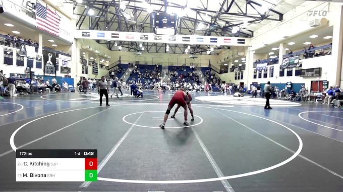 172 lbs Consi Of 8 #1 - Charles Kitching, St. Joe's Prep vs Mitch ...