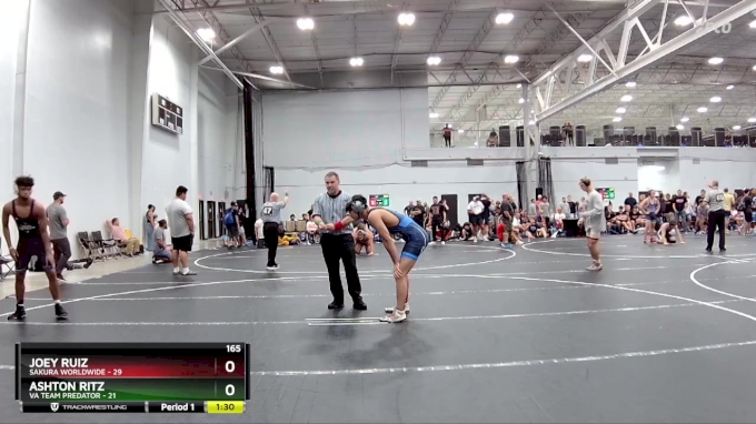 165 lbs Semis (4 Team) - Joey Ruiz, Sakura Worldwide vs Ashton Ritz, VA ...