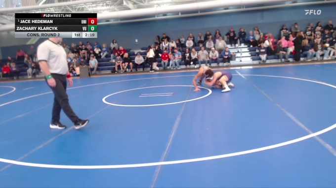 133 lbs Cons. Round 2 - Zachary Klarcyk, Vanguard vs Jace Hedeman ...