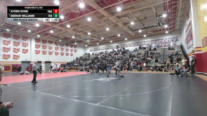 120 lbs 3rd Place Match - Derion Williams, Trinity vs Ayden Dodd ...