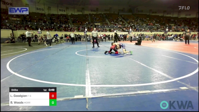 84 lbs Consi Of 8 #2 - Landon Goodgion, F-5 Grappling vs Billy Woods ...