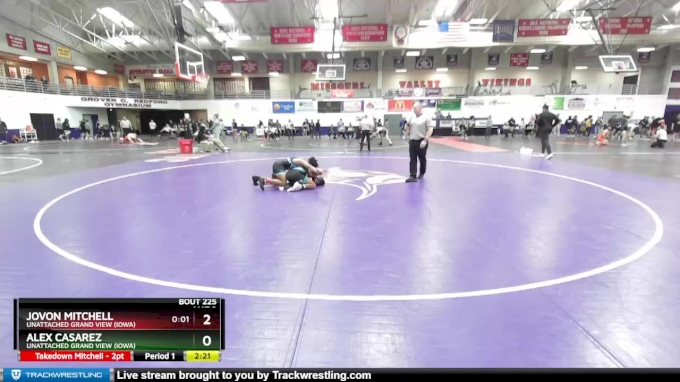 157 lbs Quarterfinal - Alex Casarez, Unattached Grand View (Iowa) vs ...