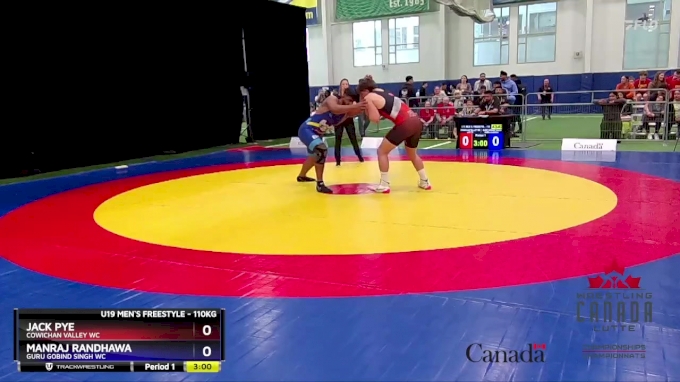110kg 3rd Place Match - Jack Pye, Cowichan Valley WC vs Manraj Randhawa ...