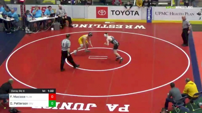 157 lbs Consy Rd 4 - Frank Macioce, Plum vs Devin Patterson, Titusville