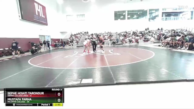 285 lbs Round 3 (3 Team) - Sephe Hoiati Taronsur, Sierra College (RED ...