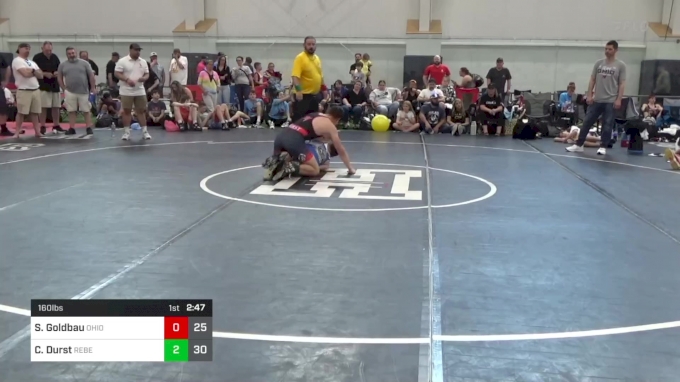 160 lbs Semifinal - Samual Goldbau, Ohio Gold 14K vs Carter Durst ...