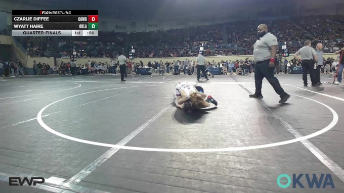 88 lbs Quarterfinal - Czarlie Diffee, Cowboy Wrestling Club vs Wyatt ...