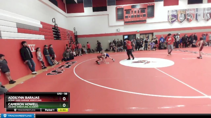 56 lbs Round 3 - Addilynn Barajas, Scrap Yard Garage Wrestling vs ...