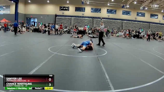 110 lbs Round 5 (8 Team) - Chance Warthling, Burnett Trained WC vs ...