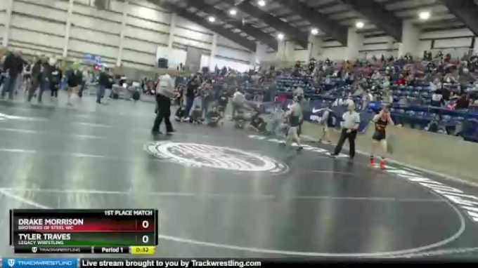 130 lbs 1st Place Match - Tyler Traves, Legacy Wrestling vs Drake ...