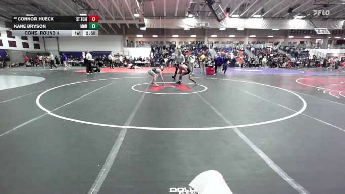 125 lbs Cons. Round 4 - Connor Hueck, St. Thomas University vs Kane ...