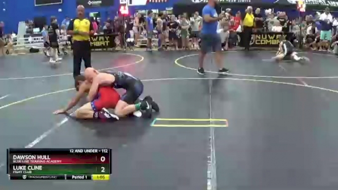 112 lbs Champ. Round 1 - Dawson Hull, Blue Line Training Academy vs ...