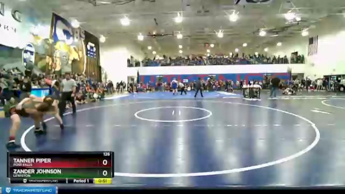 126 lbs Cons. Round 2 - Zander Johnson, Lewiston vs Tanner Piper, Post ...