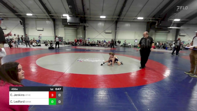 45 lbs Rr Rnd 2 - Caleb Jenkins, Athens Christian Wrestling vs Cael ...