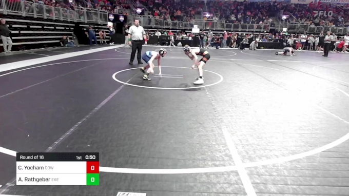 66 lbs Round Of 16 - Colston Yocham, Coweta vs Anden Rathgeber, East ...