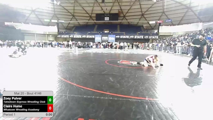 120 lbs Cons. Sub-quarters - Reagan Port, Lions Den Wrestling vs Myla ...