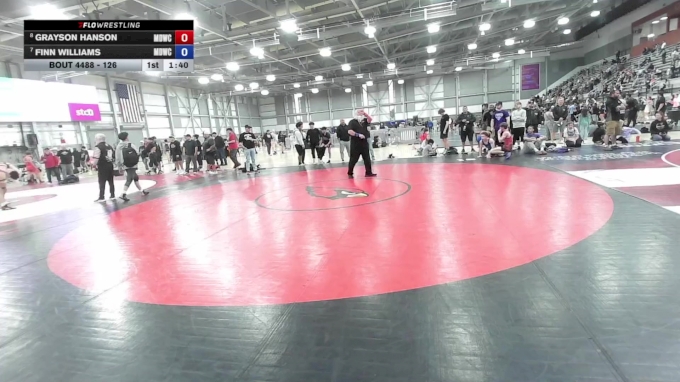 126 lbs 5th Place Match - Grayson Hanson, Mat Demon Wrestling Club vs ...