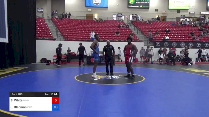 97 kg Rnd Of 32 - Syrron White, Minnesota vs James Blacman, Virginia