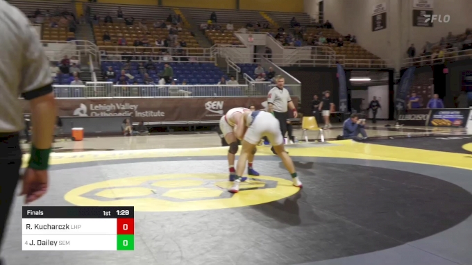 190 lbs Final - Robert Kucharczk, Lake Highland Prep vs Jake Dailey ...