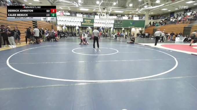 150 lbs Cons. Round 2 - Caleb Menuck, La Costa Canyon vs Derrick ...