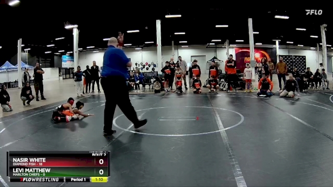 60 lbs Round 1 (4 Team) - Nasir White, Diamond Fish vs Levi Matthew ...