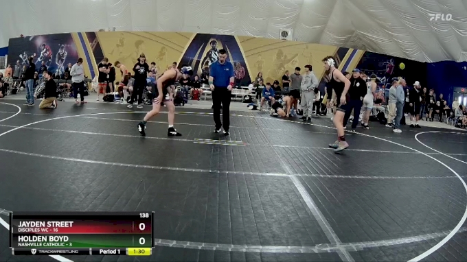 138 lbs Round 7 (8 Team) - Holden Boyd, Nashville Catholic vs Jayden ...