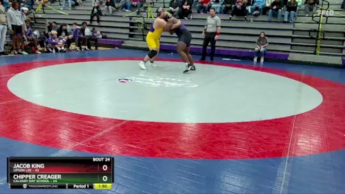 285 lbs Semis & 3rd Wb (16 Team) - Jacob King, Upson Lee vs Chipper ...